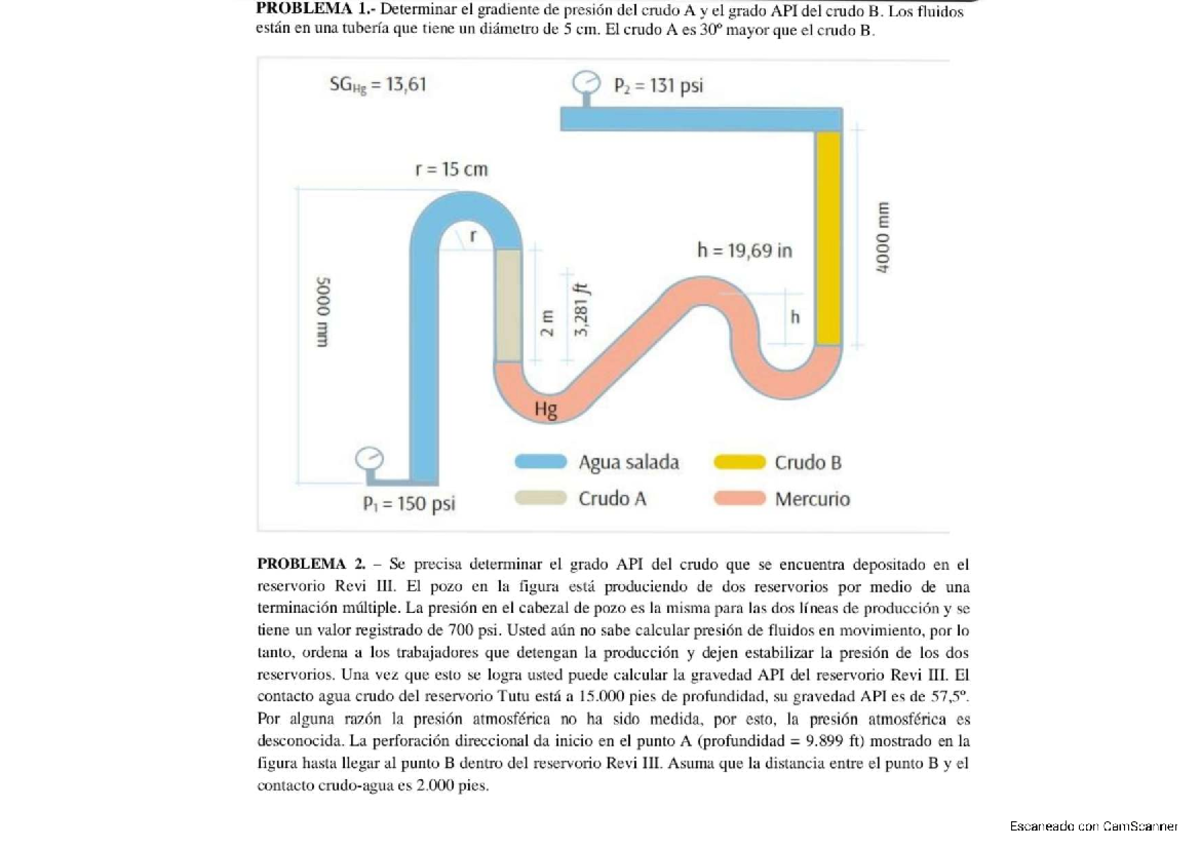 Petrófisica Práctica 2: Gradiente de Presión y Grado API - Studocu