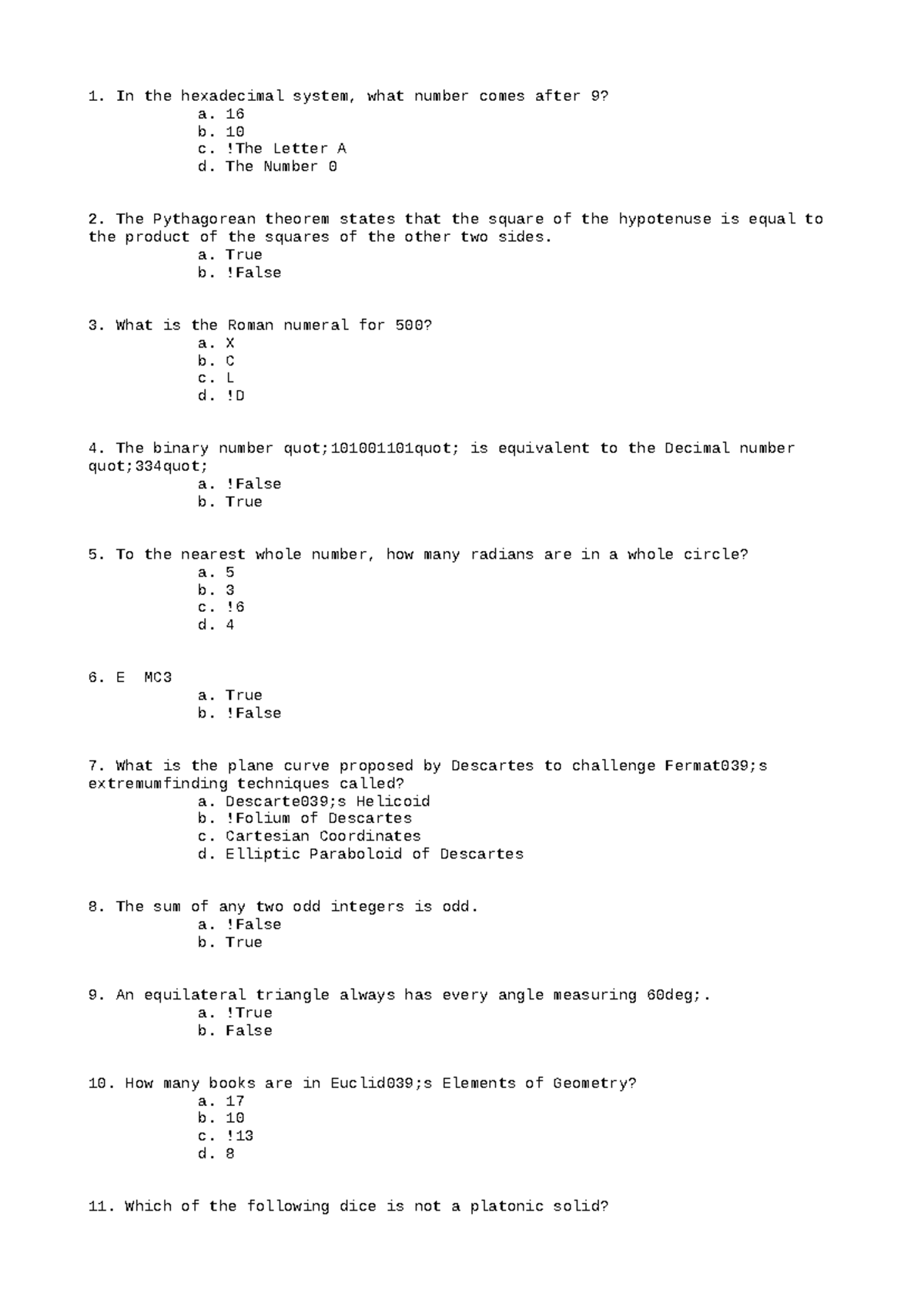 ACC314 Fall 2023 Quiz 1 - Management and Mathematics Questions - Studocu