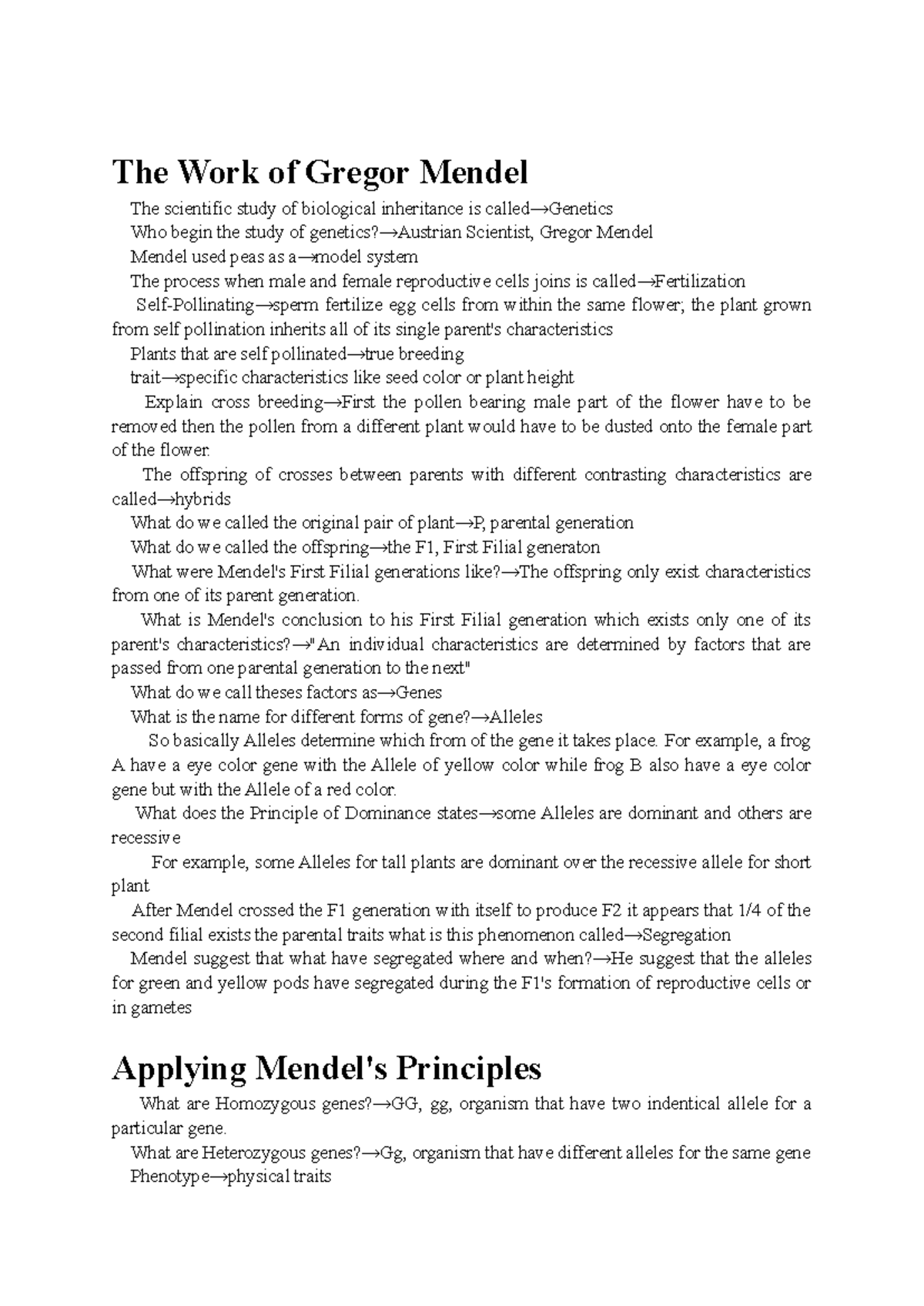 Genetics - Miller&Levine Biology(Honors) Chapter 12 Review Guide - Studocu