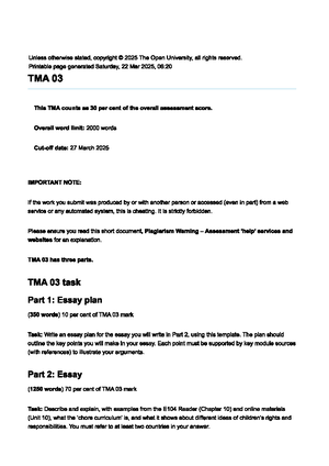 [Solved] Task Describe and explain with examples from the E104 Reader ...