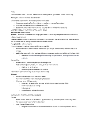 Bio 1A03 - McMaster - Biology - Studocu