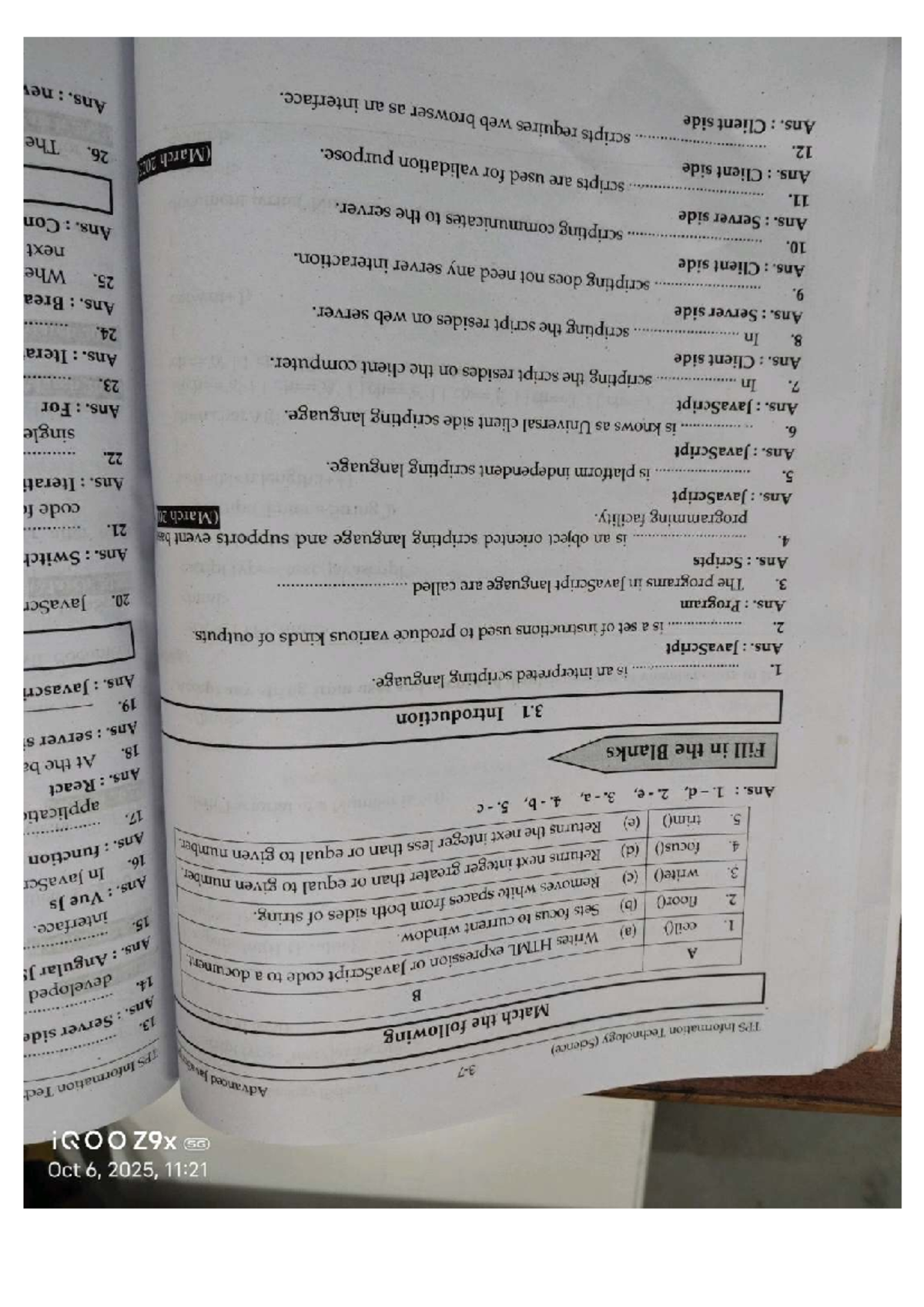 DS TPS Information Technology (Science) Advanced JavaScript Study Guide ...