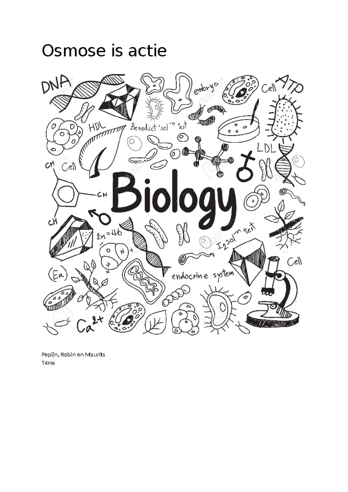 Osmose in Planten: Onderzoek & Analyse (T4He) - Studeersnel