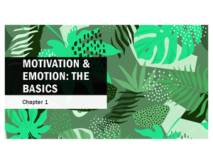Understanding Motivation and Emotion in Psychology: Theories and ...