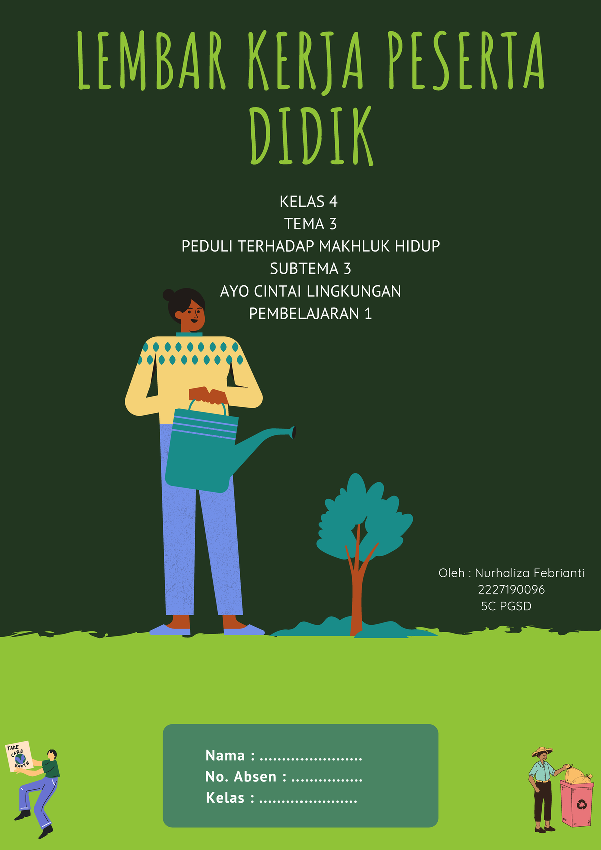 LKPD Kelas 4 Tema 3 Subtema 3 Pembelajaran 1: Cinta Lingkungan - Studocu