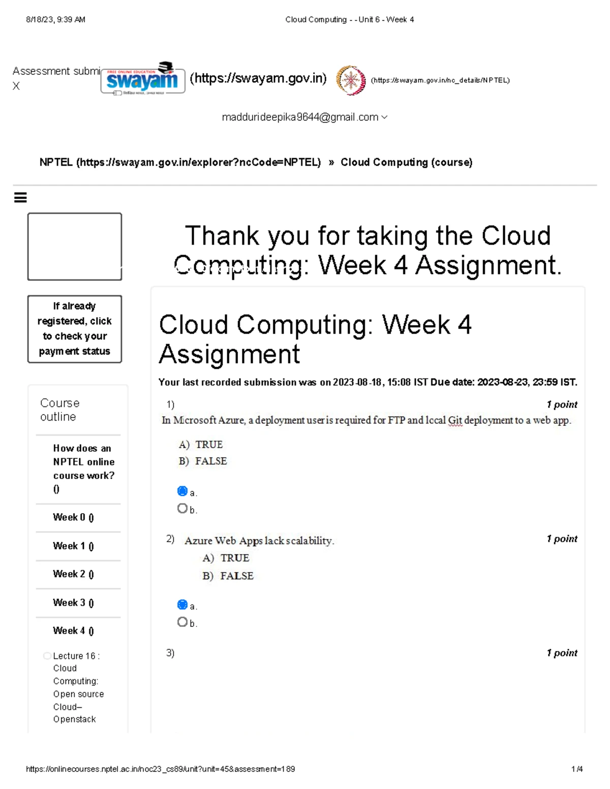 Cloud computing Practical File - MAHARAJA SURAJMAL INSTITUTE OF TECHNOLOGY (2019-2023) CLOUD ...