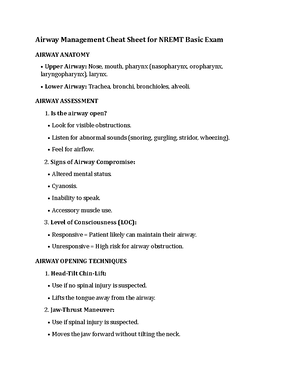 Understanding and Managing Shock in EMS: A Complete Guide - Studocu