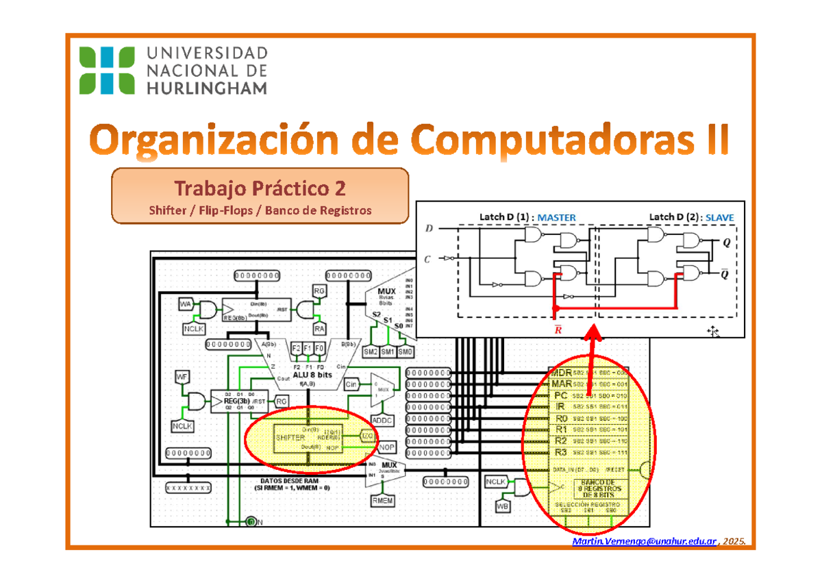 Trabajo Práctico 2: Shifter y Registros con Logisim, 2025 - Studocu