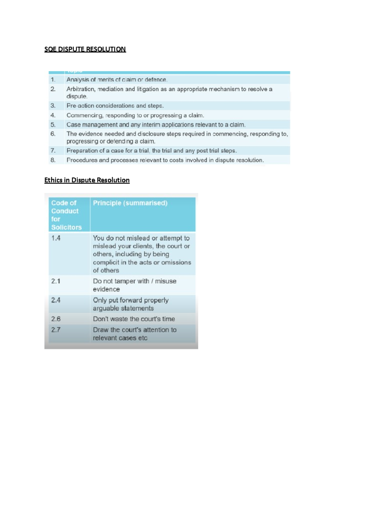 SQE Dispute Resolution: Key Concepts and Case Management Strategies ...