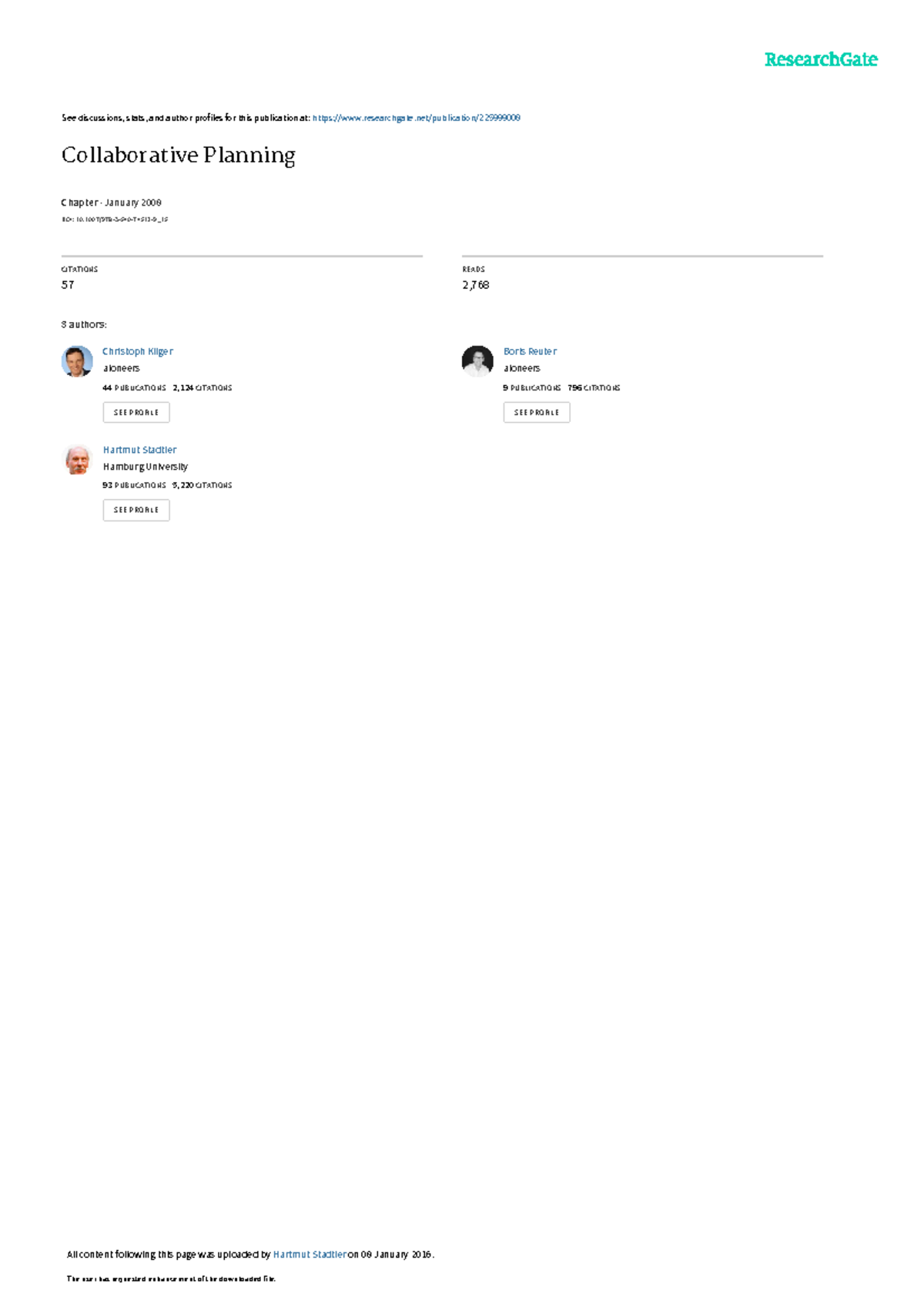 Collaborative Planning - See discussions, stats, and author profiles ...