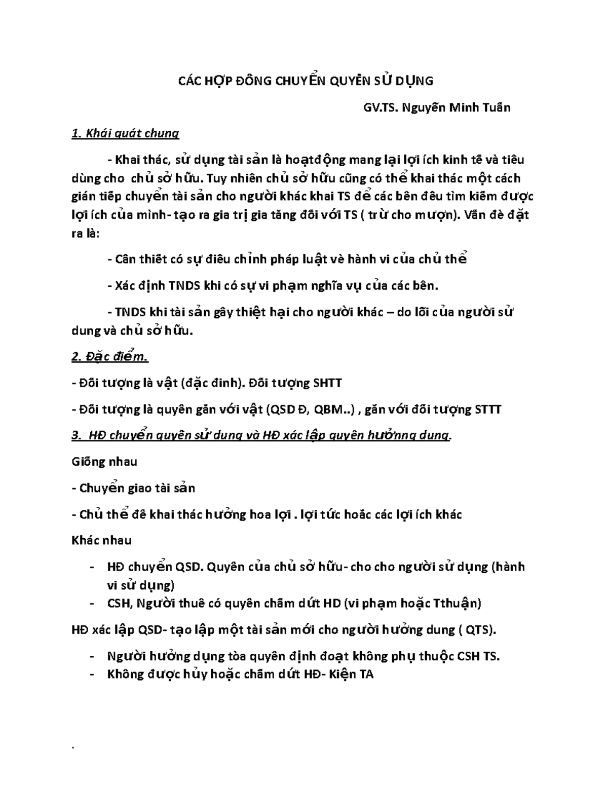 CÁC HỢP ĐỒNG CHUYỂN QUYỀN SỬ DỤNG.- Cc ÔNG VIỆC 2021 - CÁC H ỢP ĐỒỒNG ...