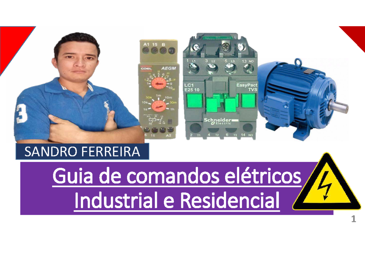 Guia de Comandos Elétricos Industrial e Residencial 2 - SANDRO F. - Studocu