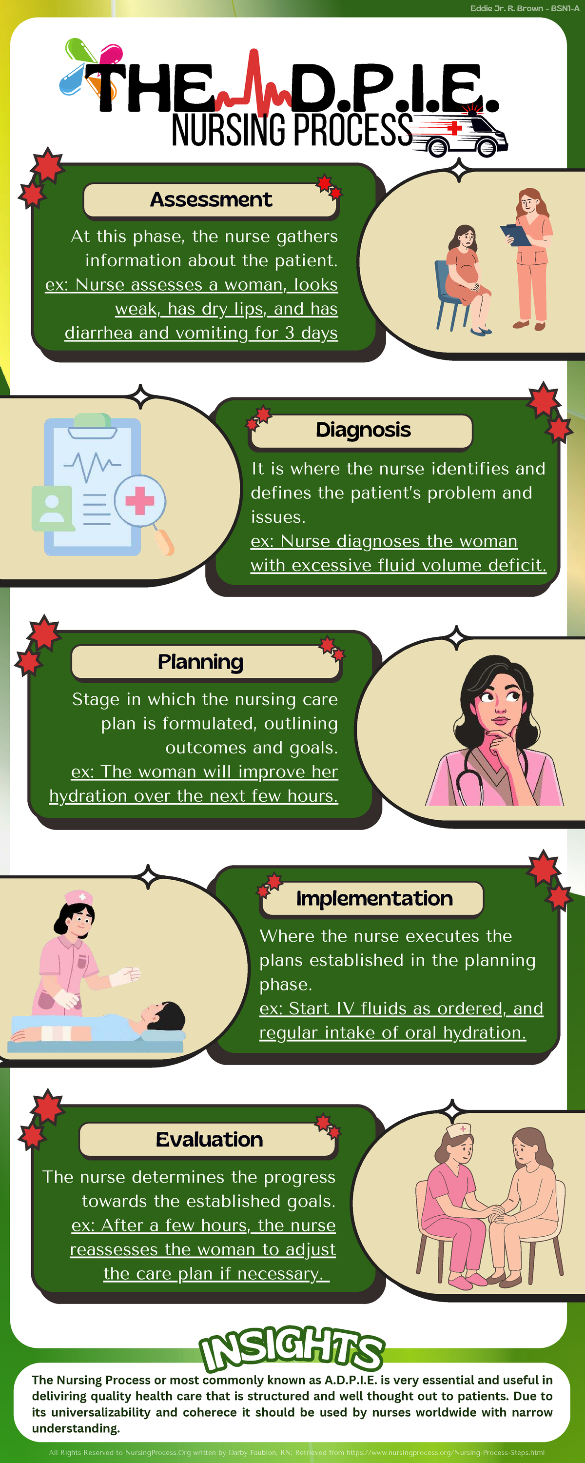 BSN1-A Adpie Nursing Process Overview and Assessment Guide - Studocu