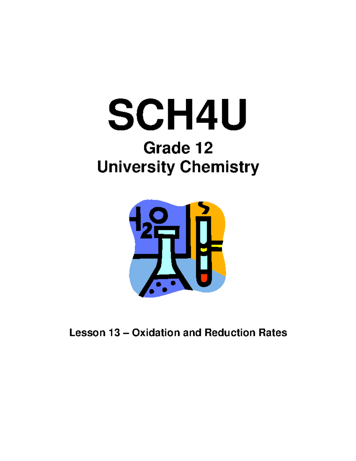SCH4U - Electrochemistry Unit 4 Overview and Key Concepts - Studocu
