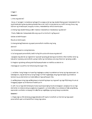 ESP8 Q3-Mod-3 V3 - none - Edukasyon sa Pagpapakatao Quarter 3 - Module 3 (Katapatan sa Salita at ...