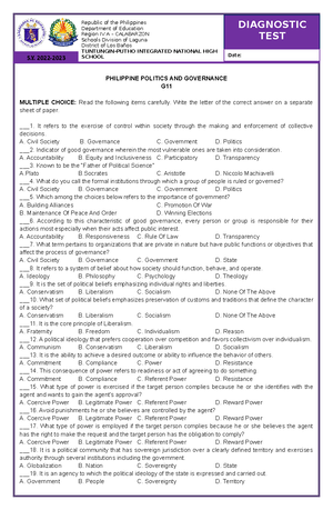 Humss-DISS Module 13 Q2 Week13 - SHS Disciplines and Ideas in the ...