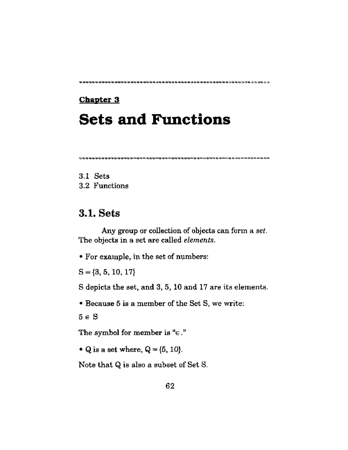 Sets And Functions - Engineering Mathematics - Studocu