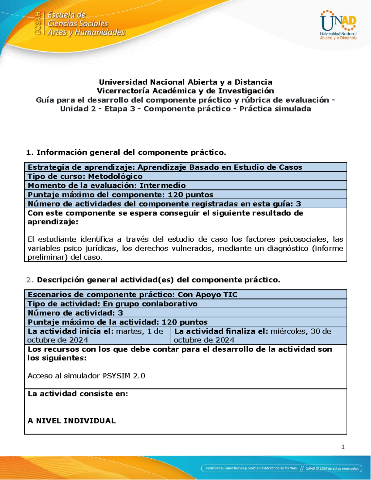 Guía Práctica y Rúbrica de Evaluación - Unidad 2 - Etapa 3 - Simulación ...