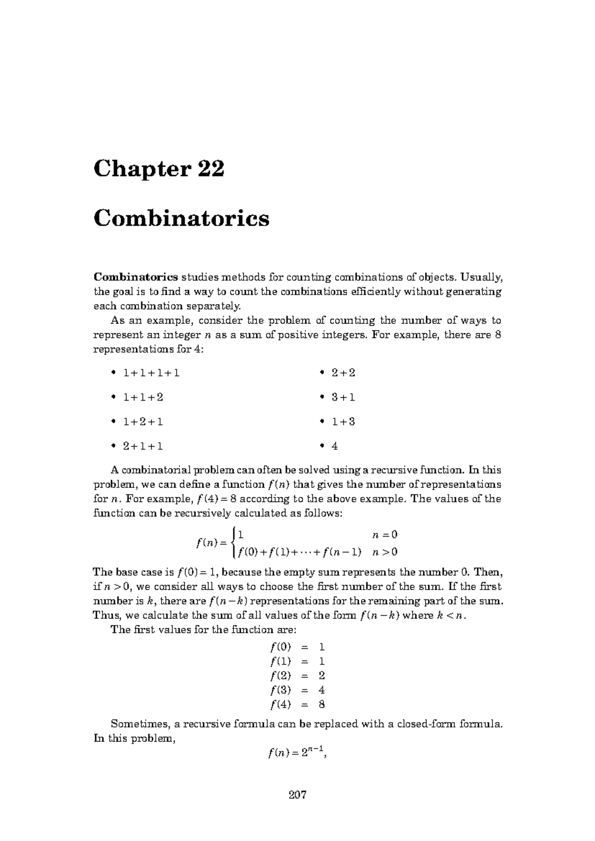 Combinatorics 1 CPH - note - Chapter 22 Combinatorics Combinatorics ...