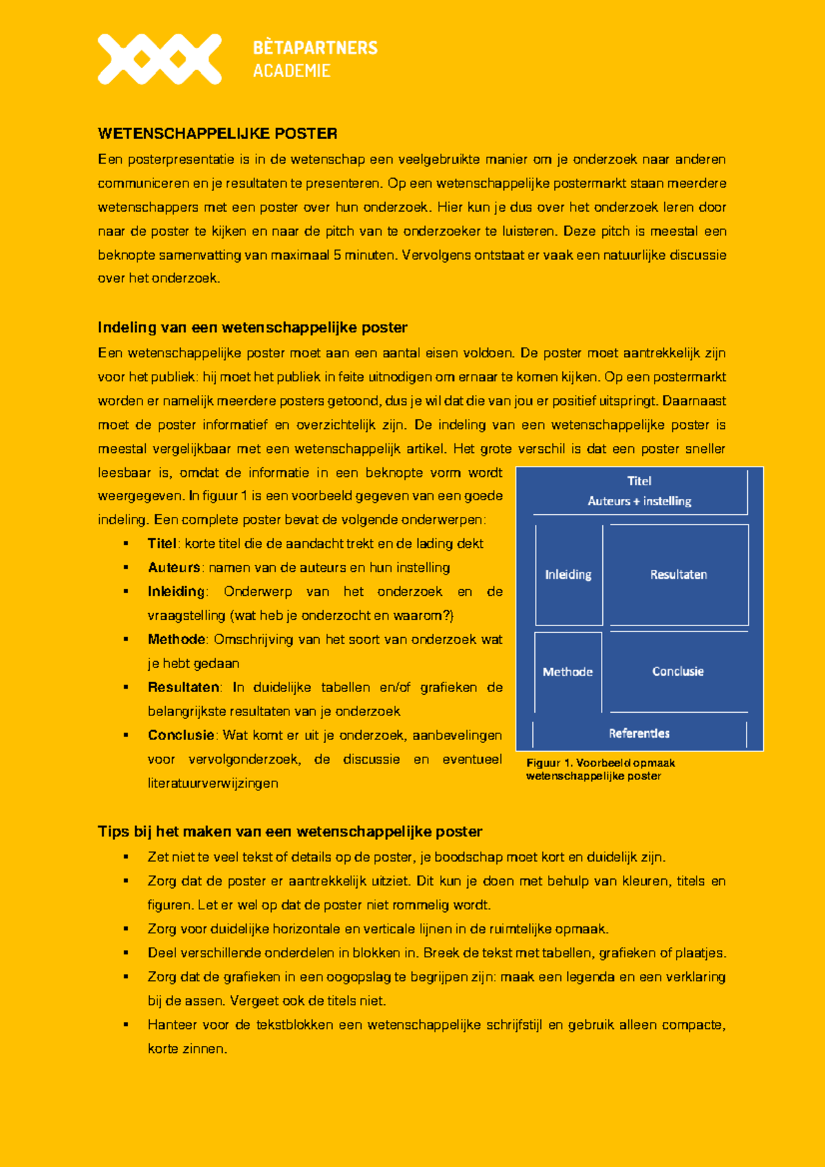 Handleiding voor het Maken van een Wetenschappelijke Poster - Studeersnel