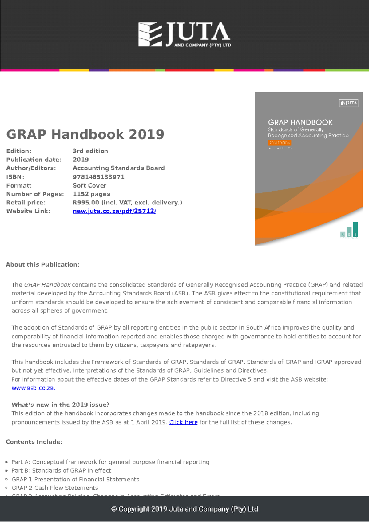Pdf - Grap - GRAP Handbook Edition: 3rd edition Publication date: 2019 ...