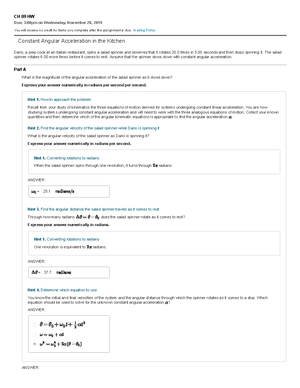 CH 08 HW - Chapter 8 Physics Homework for Mastering - CH 08 HW Due: 3 ...
