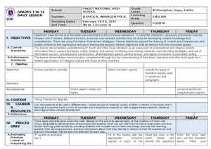 Calendar-of-Activities Catch-up-Plan UCSP - A Republic of the ...