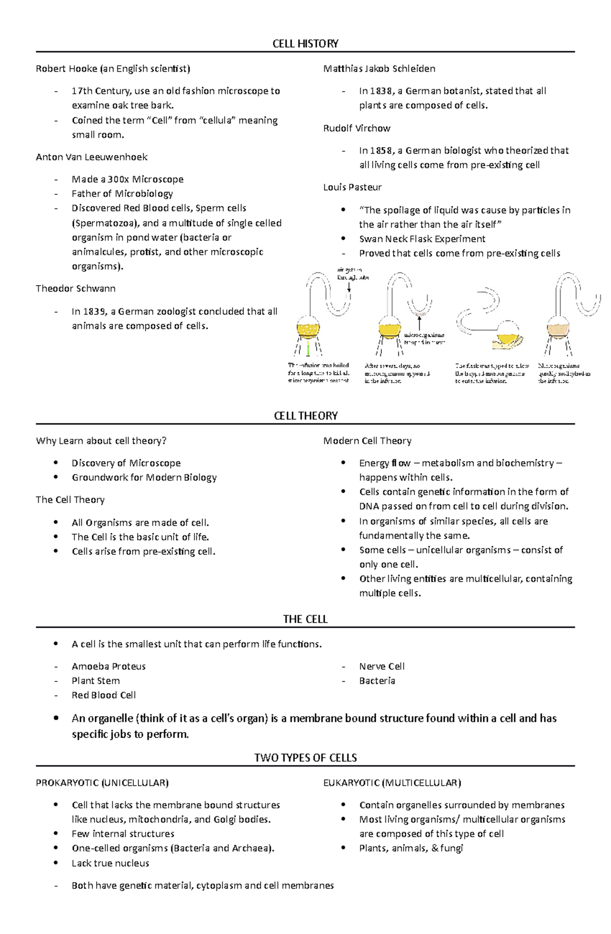 CELL & CELL Cycle - Grade 11 General Biology Study Notes - Studocu