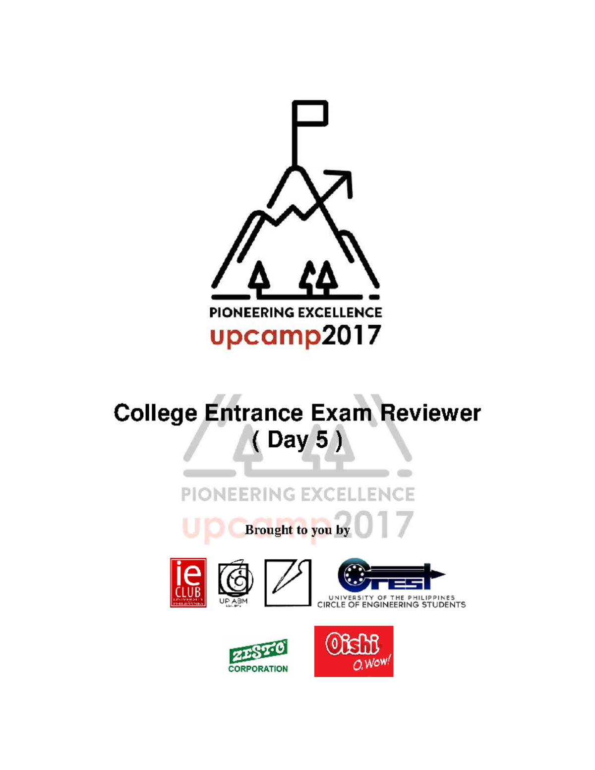 College Entrance Exam Reviewer: Day 5 - Language Proficiency Module ...