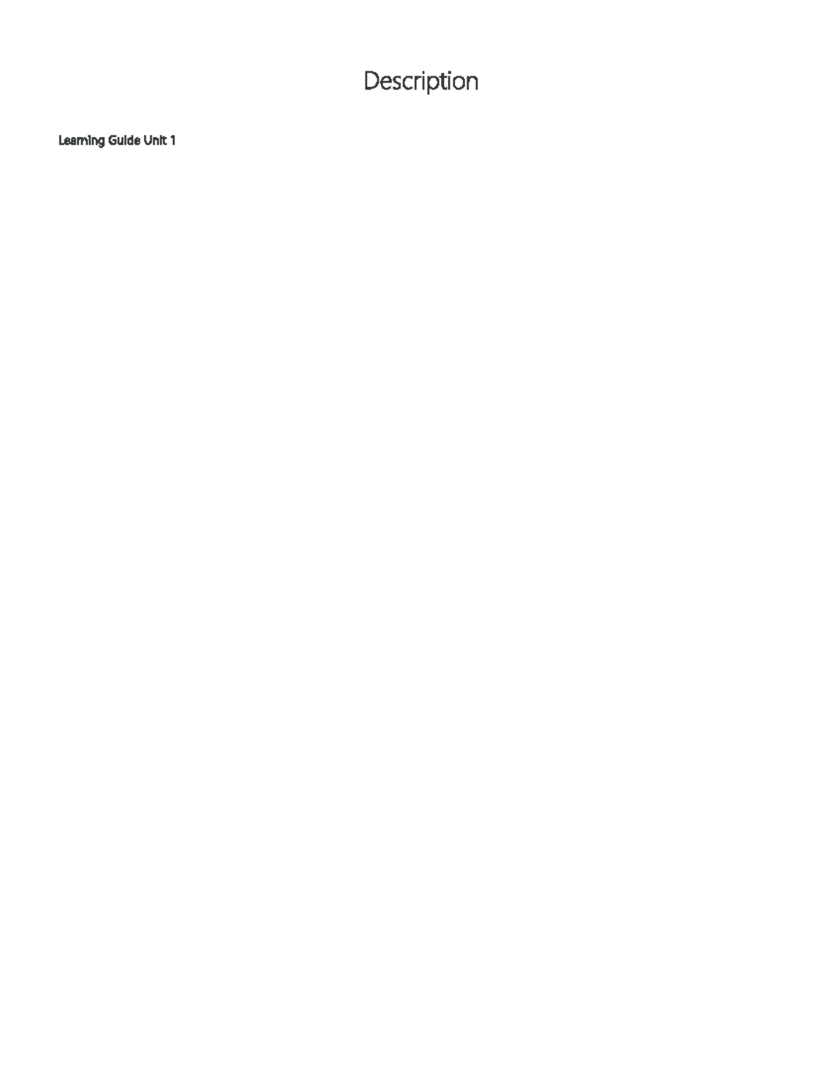 Principles of Marketing (MKT 101) Learning Guide - Unit 1 Overview ...