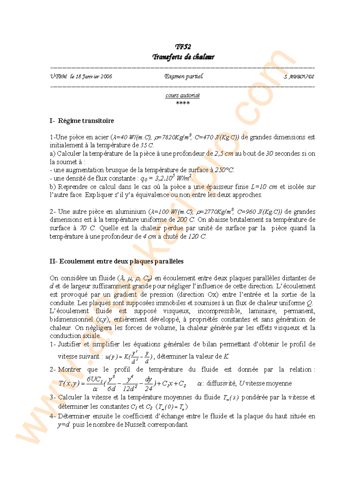 Exam 4 sans corr T Transfert - TTTT TTTTF FFF FFFF 555 55255 222 2222 ...