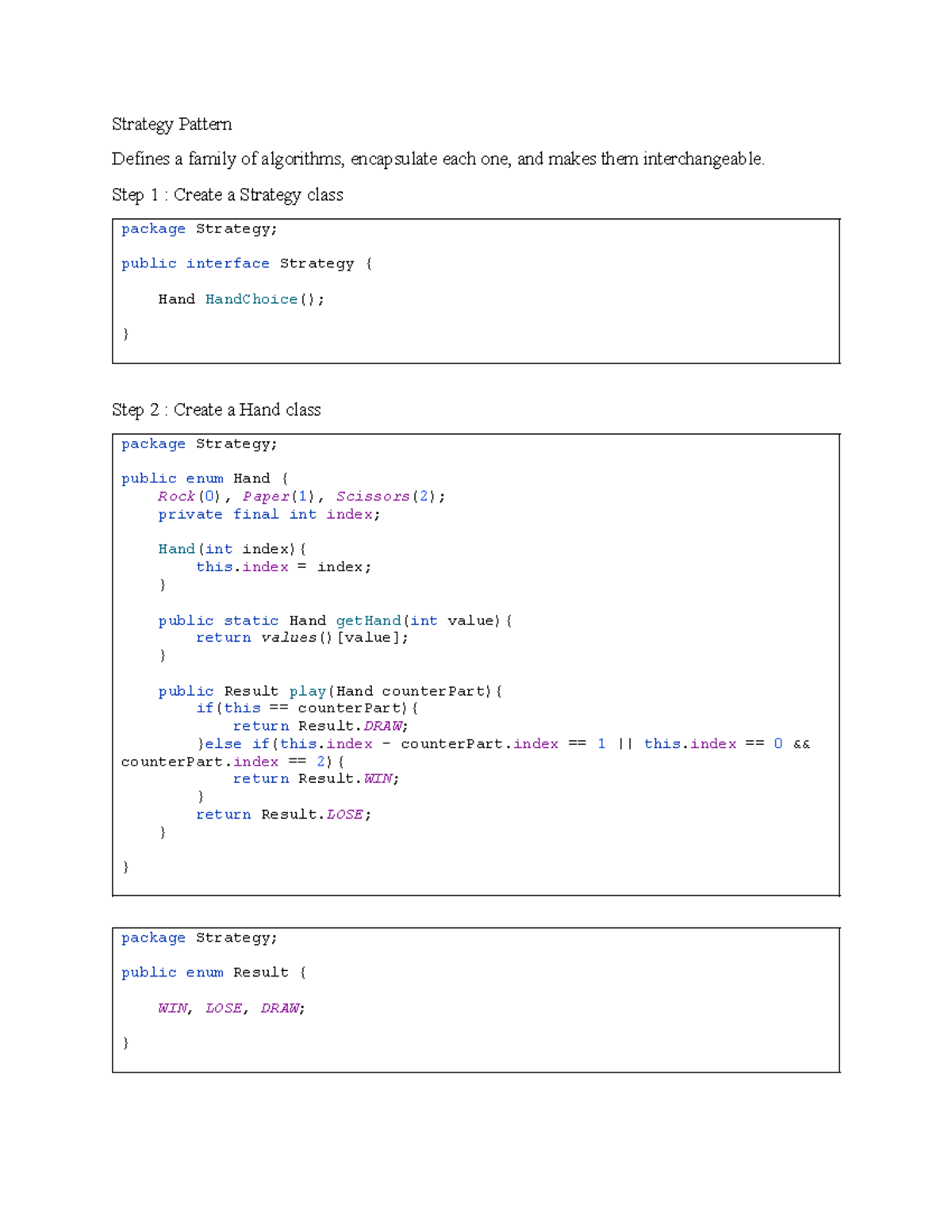 Strategy Pattern Implementation for Duck Simulation Game (CS101) - Studocu