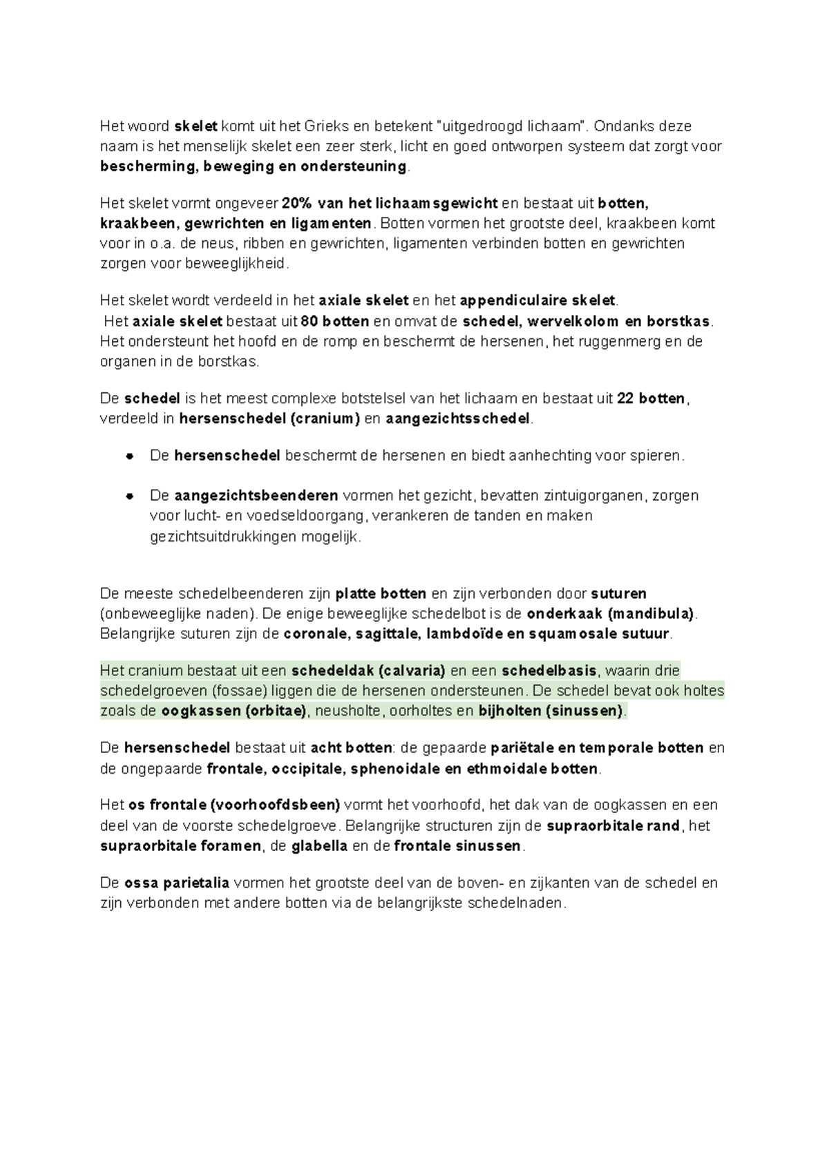Skelet Anatomie: Structuur en Functie van het Menselijk Skelet ...