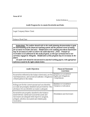 Acca audit substantive procedures answers - Describe substantive ...