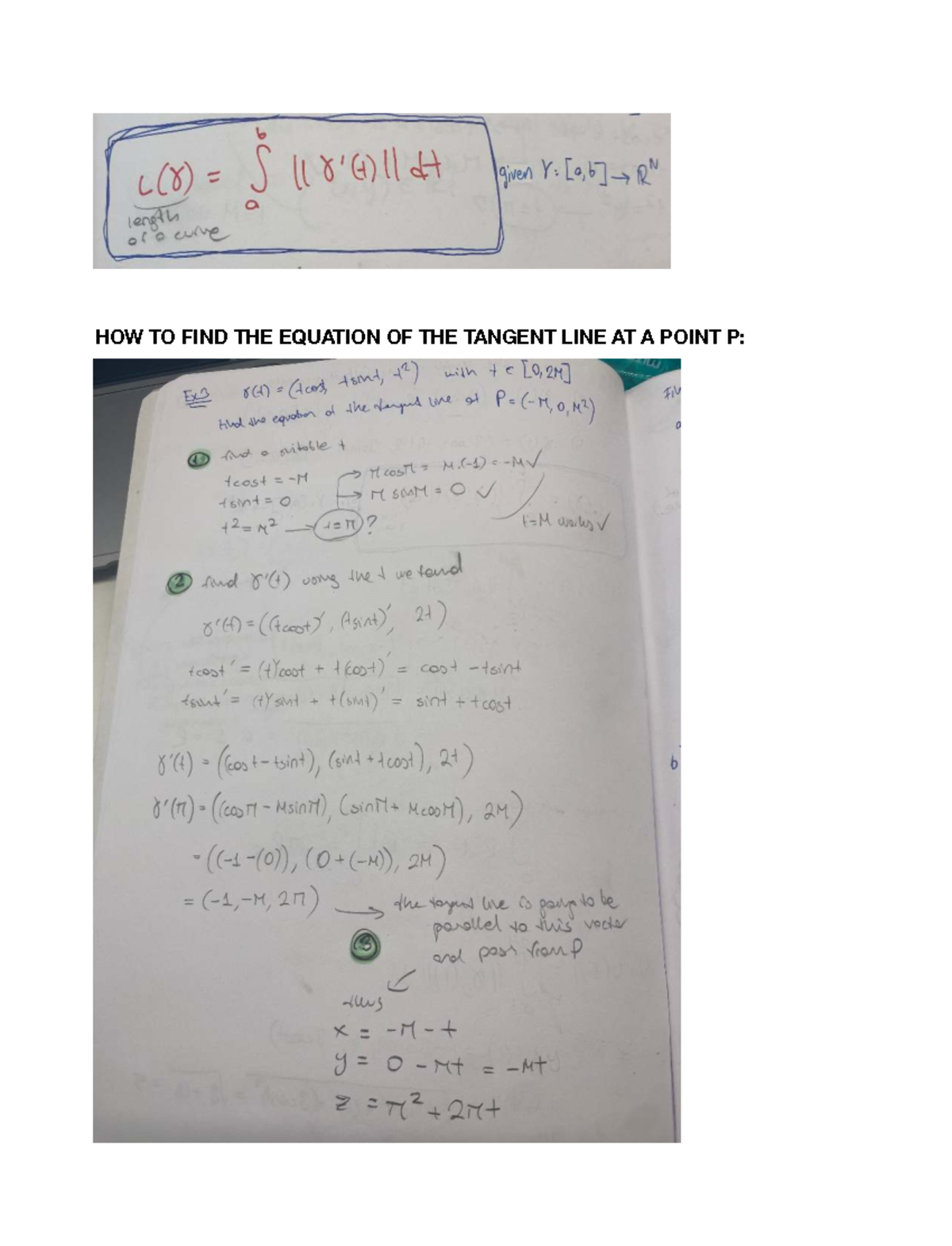Differential Calculus: Tangent Line & Taylor Formula Notes - Studocu
