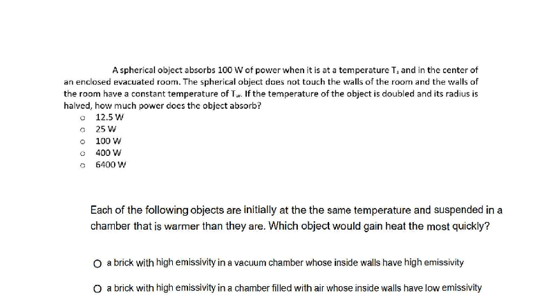 MT2 Past Midterm 2 Multiple Choice Questions on Thermodynamics - Studocu