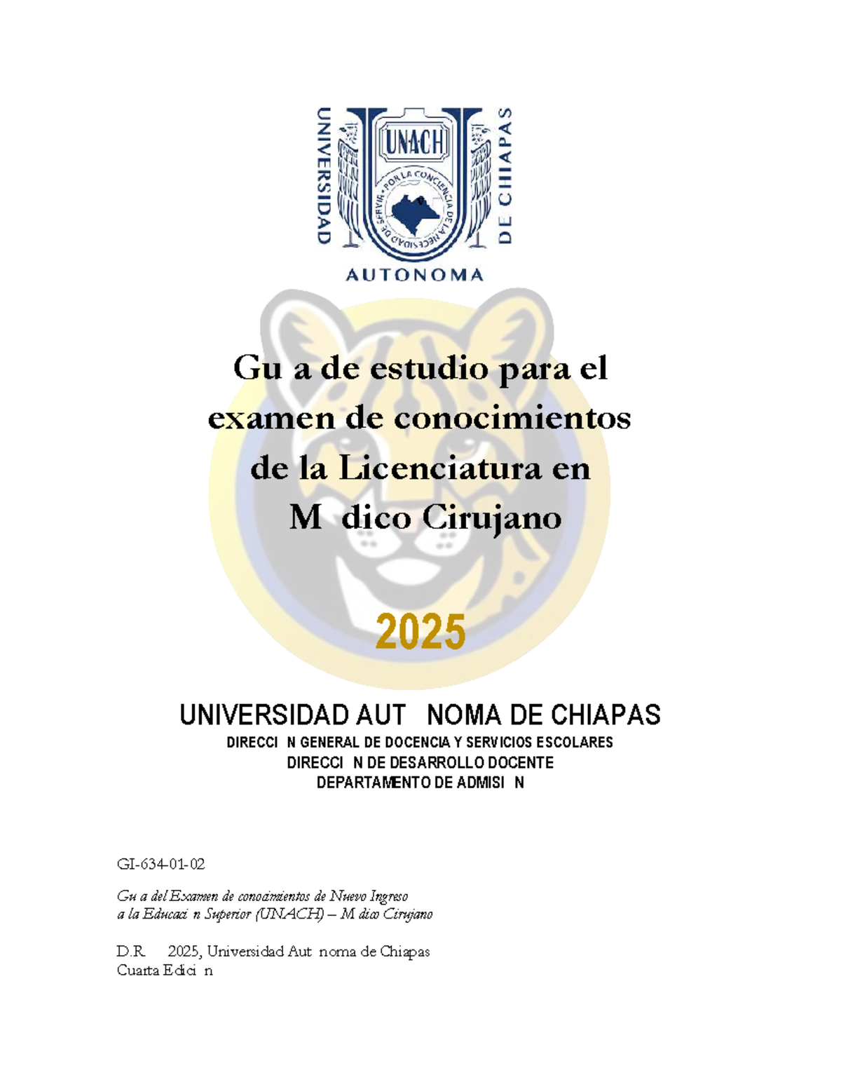 Guia 20250 medicina - DFSDRTWER - v Guía de estudio para el examen de conocimientos de la - Studocu