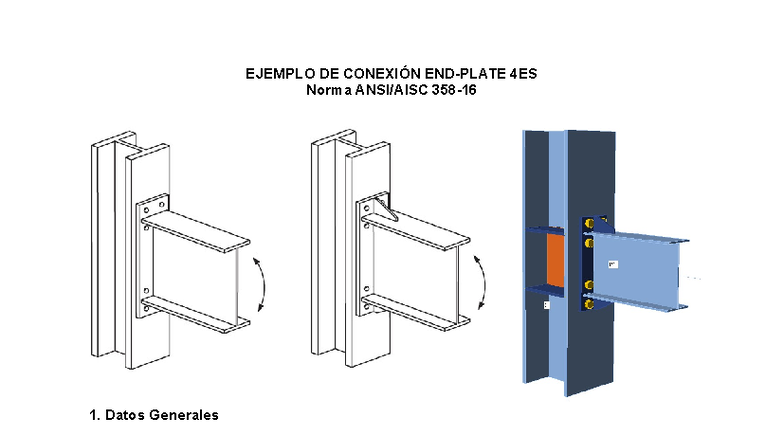 Diseño de Conexión End Plate 4ES: Análisis y Cálculos - Studocu