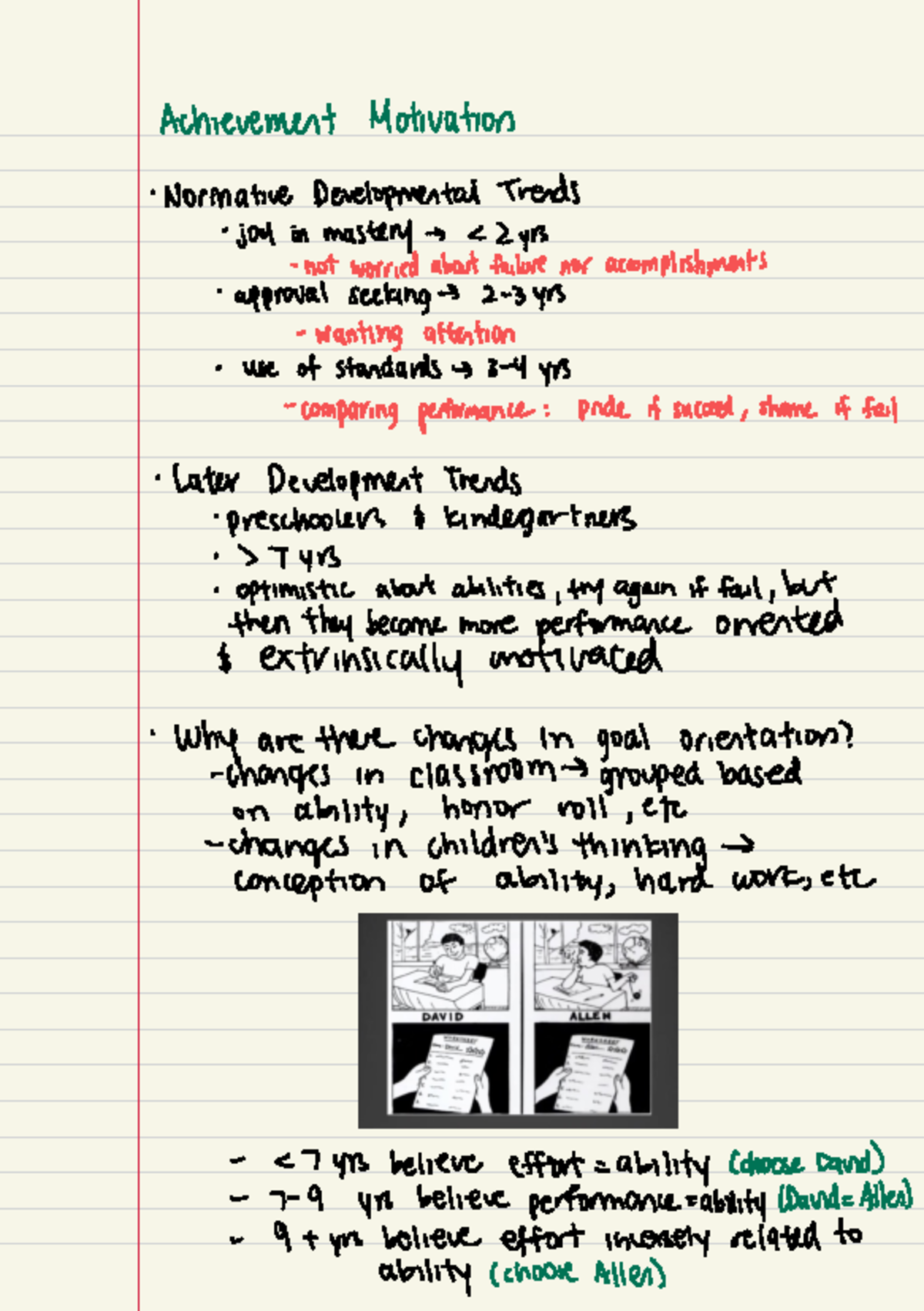 Achievement Motivation - Achievement Motivation Normative Developmental ...