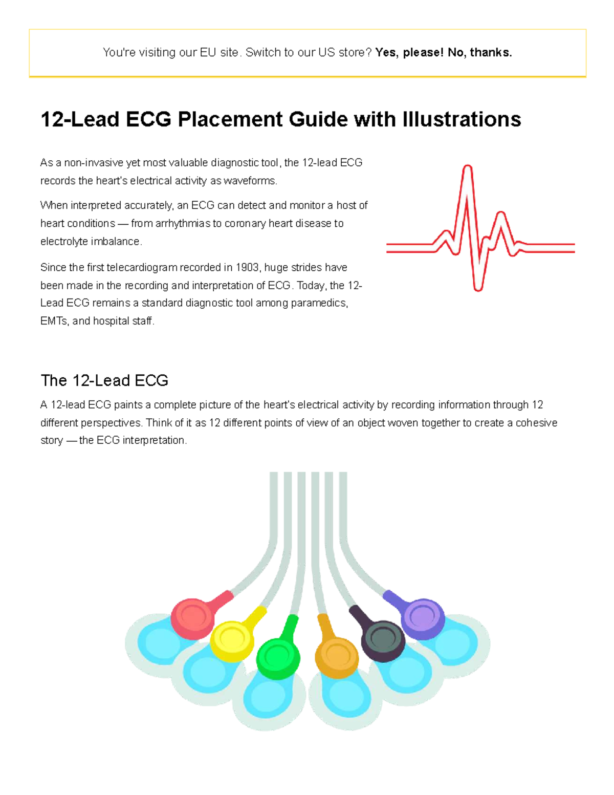 12-Lead ECG Placement Guide: Essential Techniques & Illustrations - Studocu
