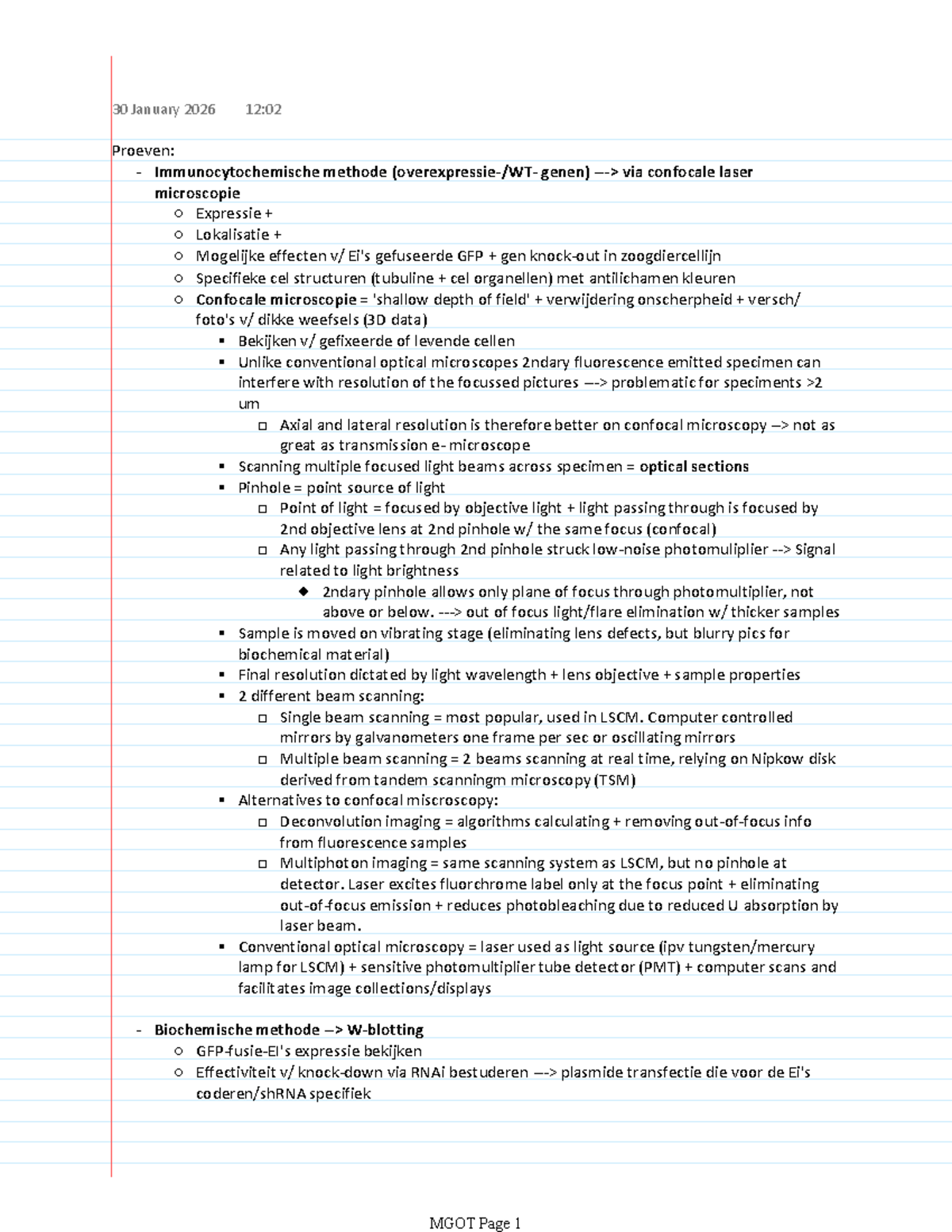 Confocal Microscopy Notes: Immunocytochemical Methods & Applications ...
