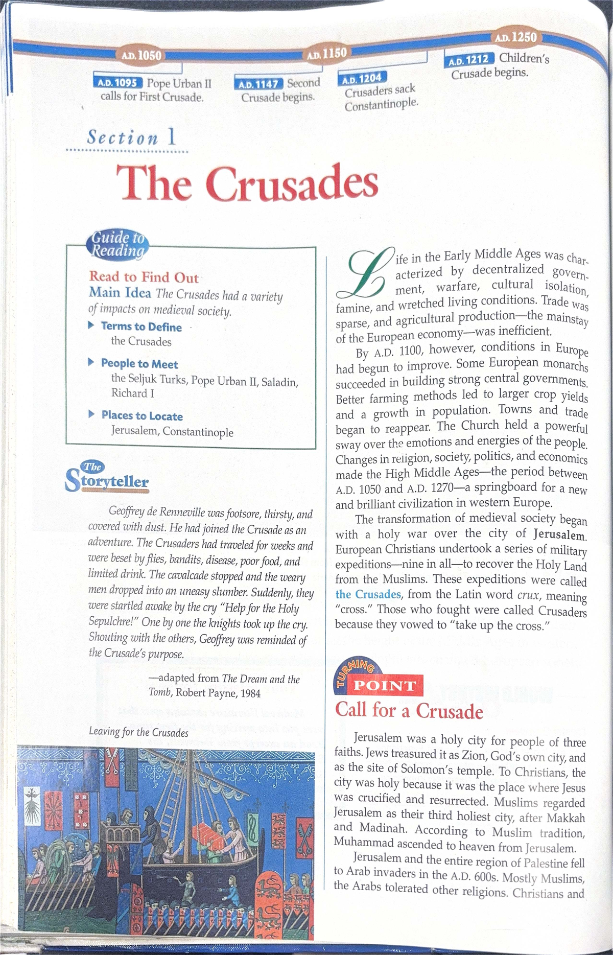 Crusades Overview: Key Events and Impacts (A.D. 1050-1200) - Studocu