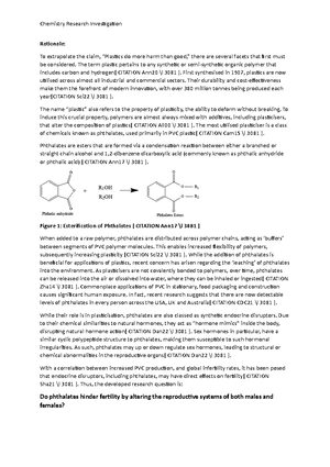 QCAA Chemistry IA3 20/20 Biofuels Claim - Claim Biofuels are the ...