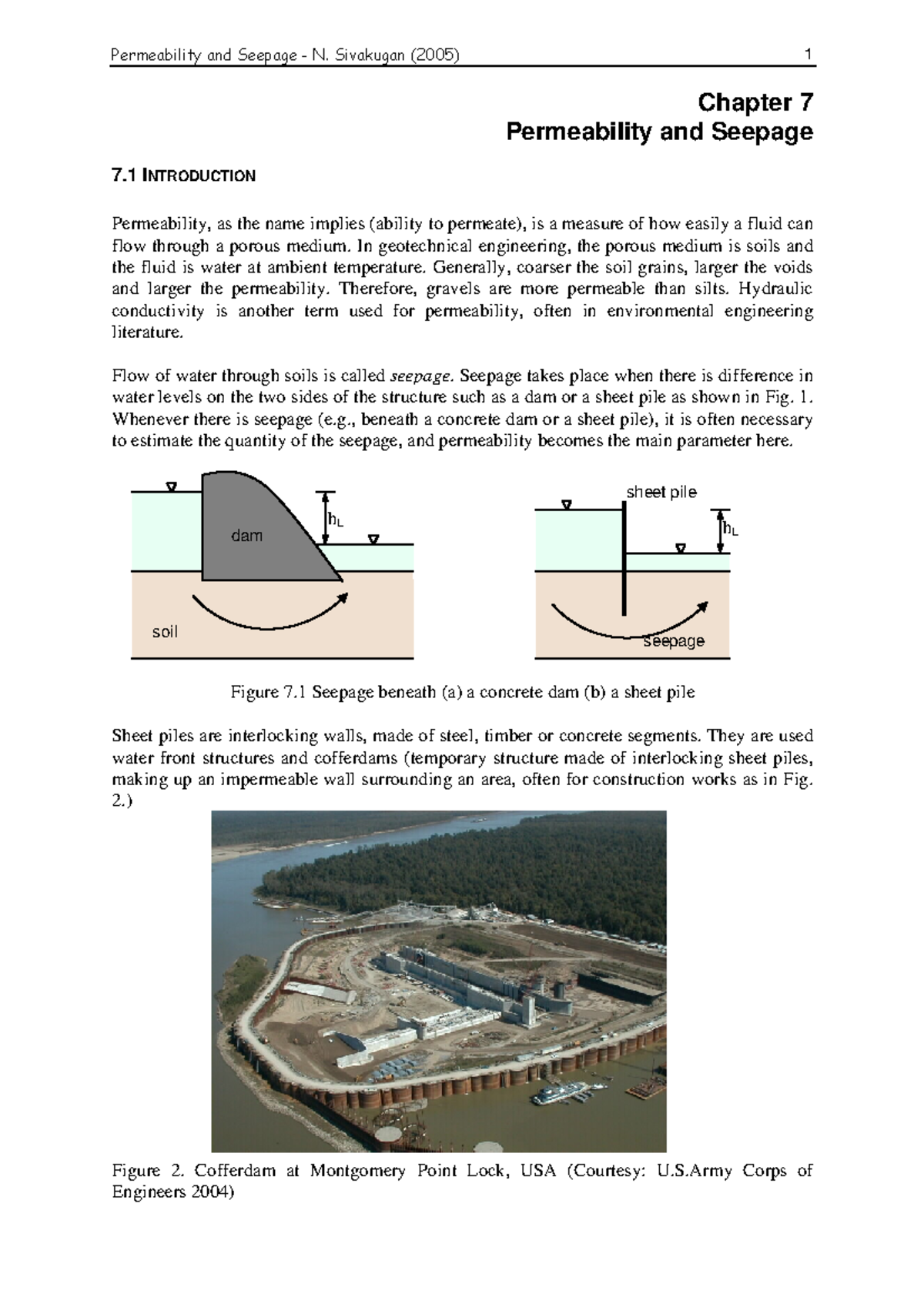 Siva-seepage - MECH ENG 7059 Finite Element Analysis of Structures ...