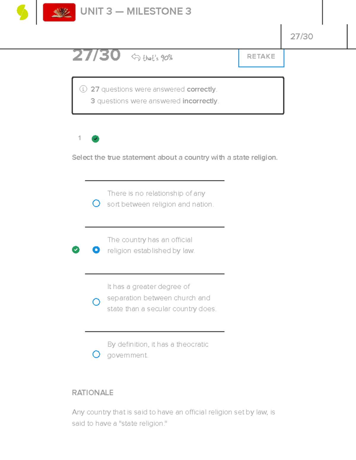 Unit 3 Milestone: Understanding Approaches to Studying Religions - Studocu