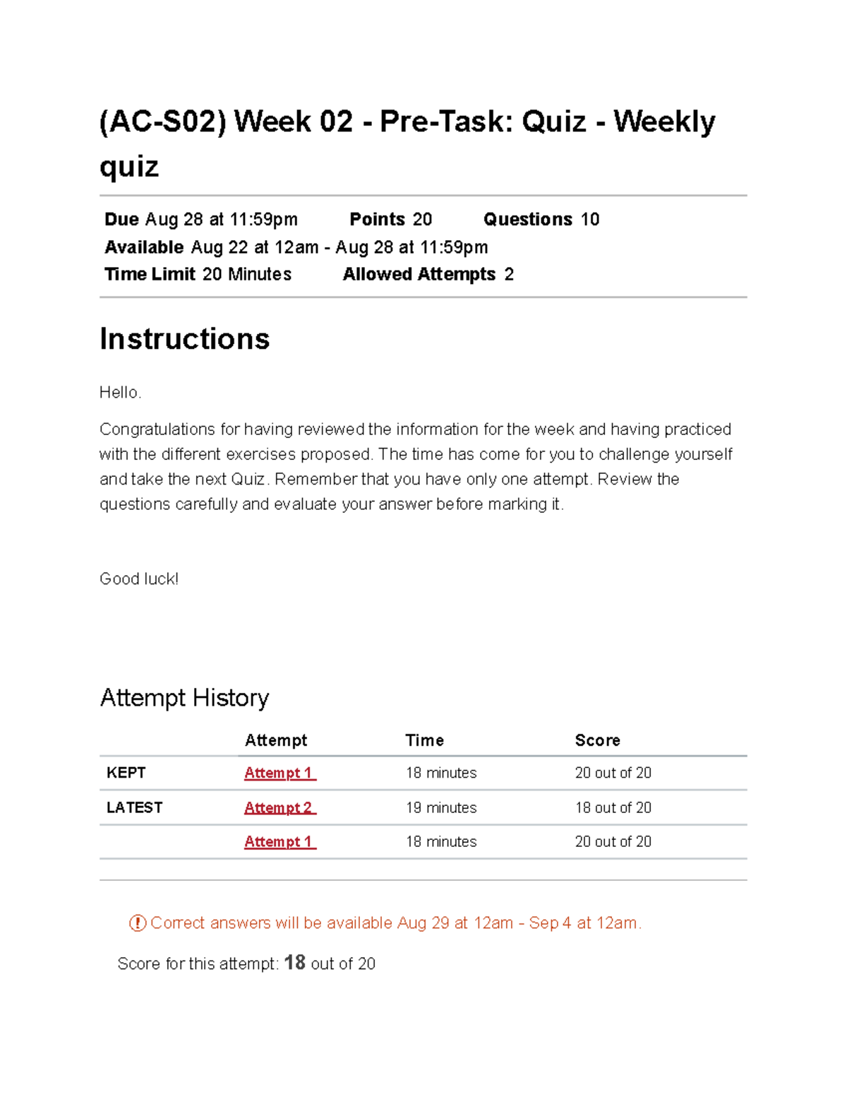 (AC-S02) Week 02-Pre-Task Quiz - Weekly quiz Ingles III (19278) - (AC-S02) Week 02 - Pre-Task ...