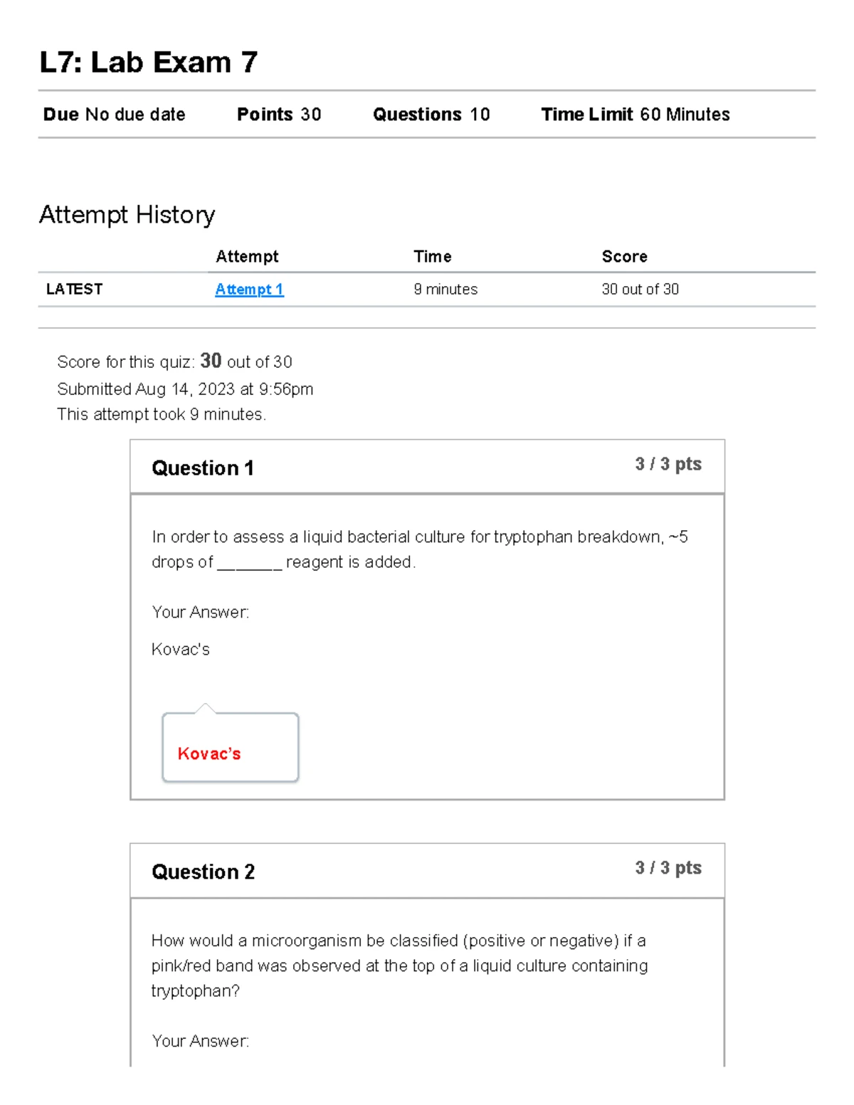 BIOD171 Microbiology Lab Notebook: Experiments Overview - Studocu