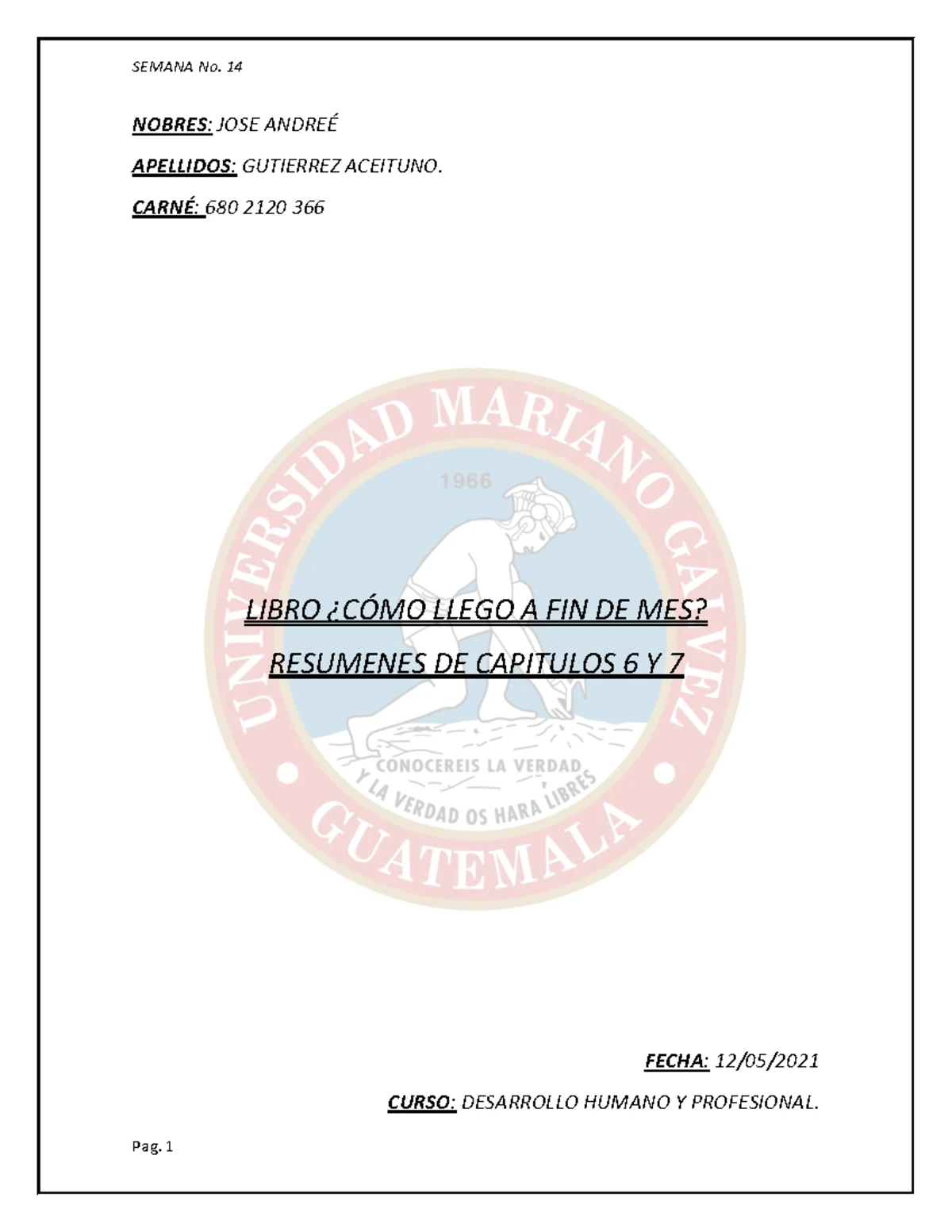 Síntesis de las normas académicas, disciplinarias y financieras de la ...