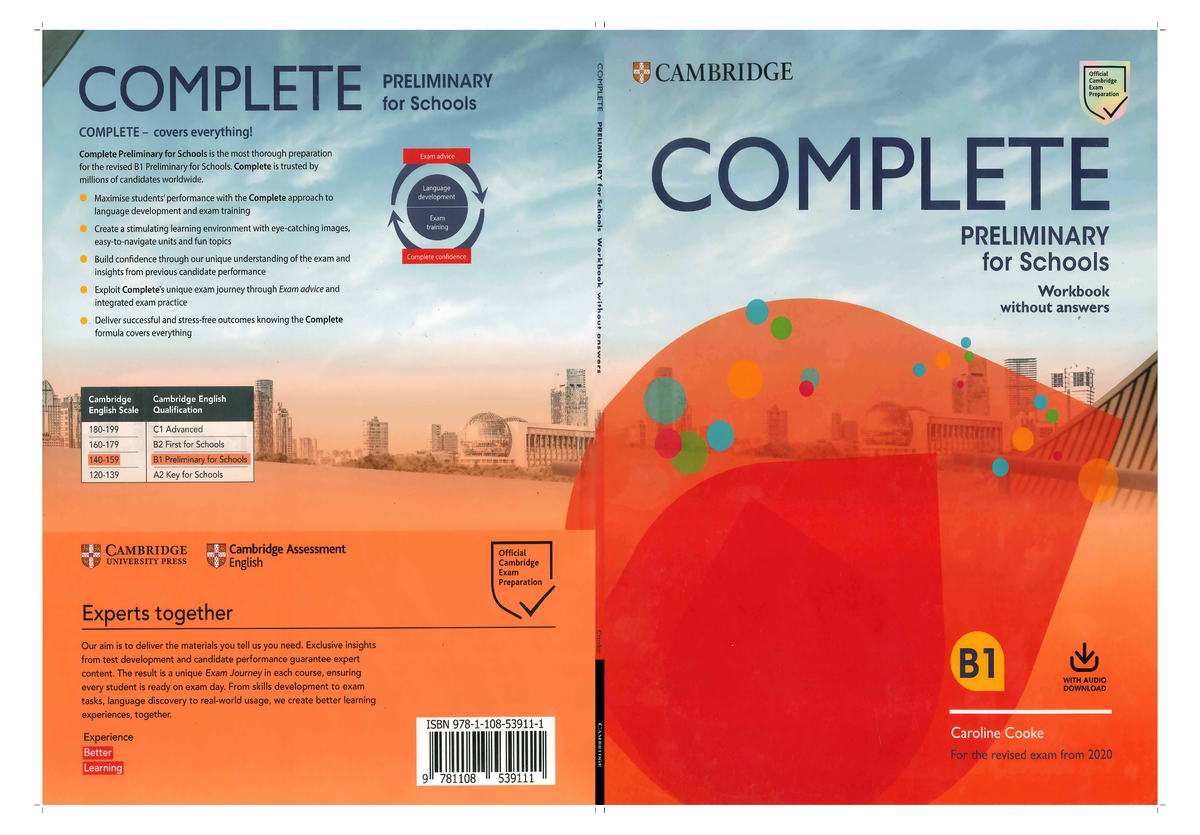 Complete Preliminary for Schools Exam Prep Guide (B1 Level) - Studocu