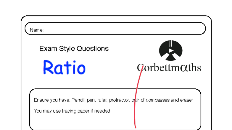 Maths Practice: Exam Style Questions on Ratios and Proportions - Studocu
